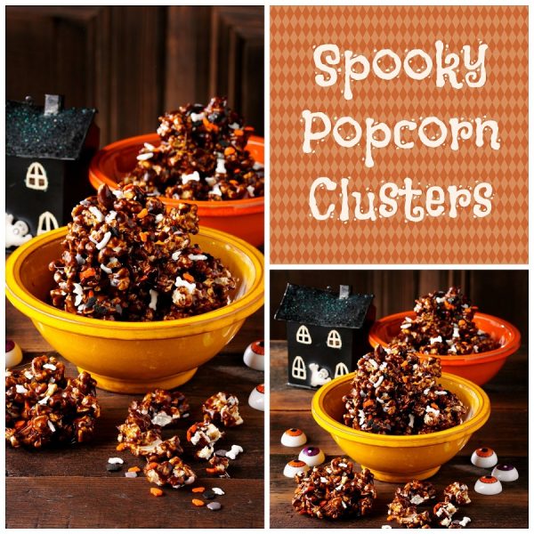 Spooky Popcorn Clusters: Halloween Treats - Claire Justine
