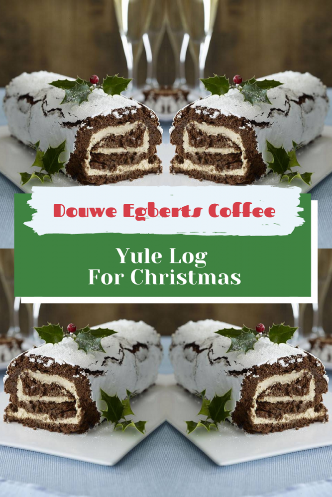 Douwe Egberts Coffee Yule Log For Christmas - Claire Justine