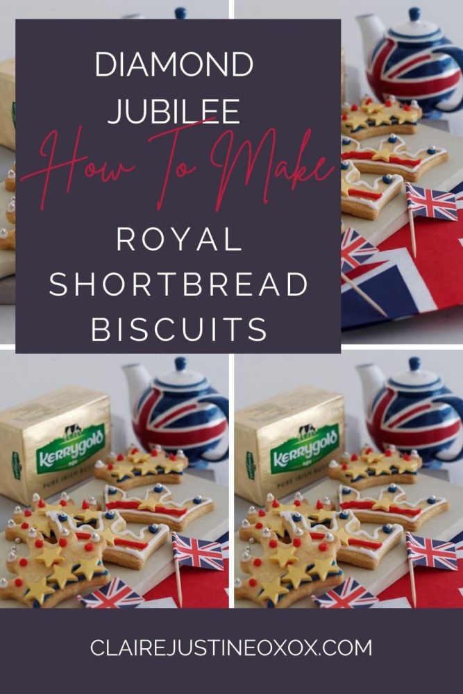 Diamond Jubilee Royal Shortbread Biscuits - Claire Justine