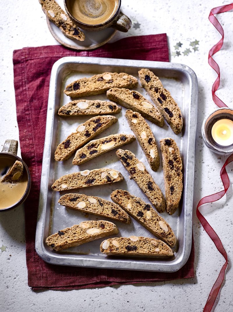 Christmas Biscotti Recipe UK - Claire Justine
