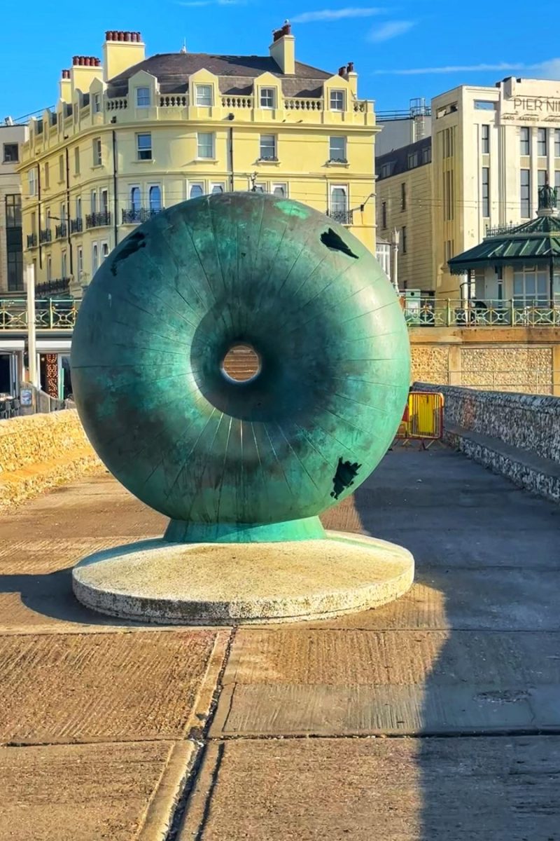 Brighton Doughnut Sculpture - Claire Justine